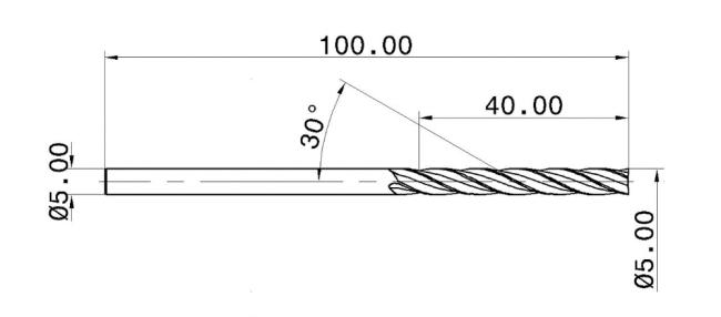 4 Flutes Extra Long Tungsten Carbide Endmill for Aluminum