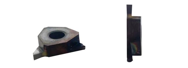 Outer Diameter Grooving Tips Gba43r200 PCD Inserts for Stainless Steel