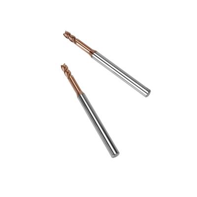 China Tungsten Carbide Square Long Neck End Mills For Deep Groove Milling for sale