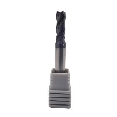 China 65HRC 5mm 4 Flutes Cemented Carbide End Mill for Stainless Steel for sale