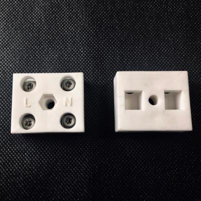 China 2 Pin 3 Pin Electric Ceramic Terminal Screw Block Connector for sale