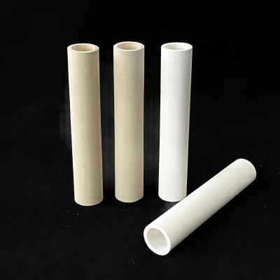 China Fireproof Insulating Mullite Ceramic Tubes For High Temperature for sale