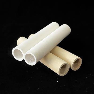 China Fireproof Insulating Mullite Ceramic Tubes For High Temperature for sale