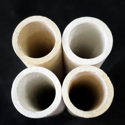 China Fireproof Insulating Mullite Ceramic Tubes For High Temperature for sale