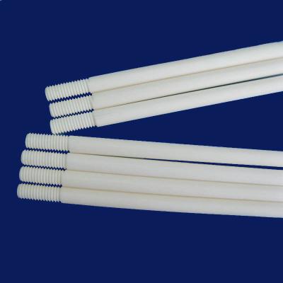 Cina Allumina infilata Rod ceramico di 99% con la filettatura per le componenti a macchina in vendita