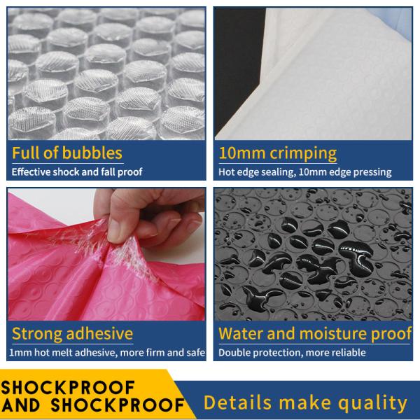 Quality CTCX Enveloppe Bulle Custom Printed Plastic Bubble Packing Mailer Waterproof for sale