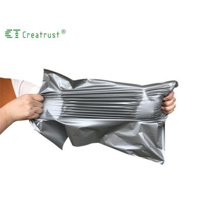 China Creatrust Plastic Bubble Holographic Packaging Printed Large Shipment Tshirt Apparel Custom Foil Mailing Bag for sale