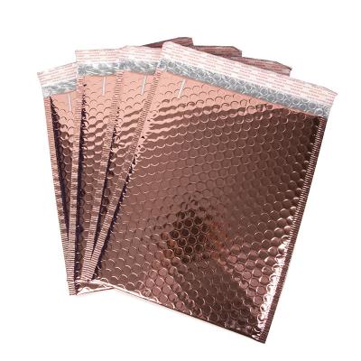 China CTCX Custom Shipping Poly Plastic Envelope Sleeves Clothing Bags Envelope Metallic Full Bubble Mailer for sale
