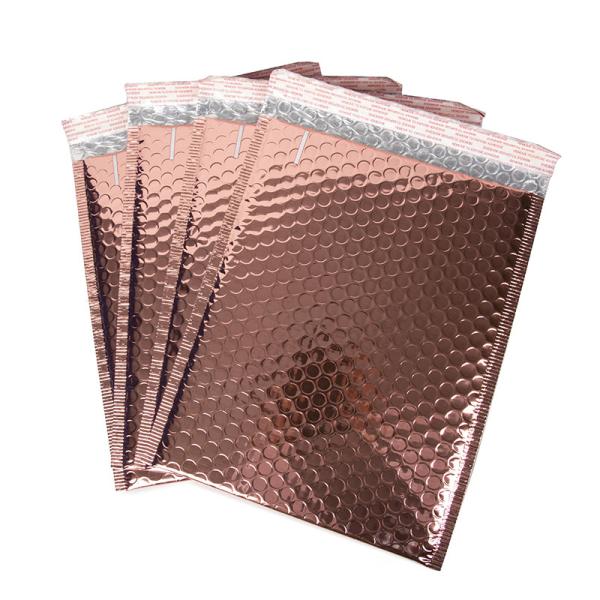 Quality CTCX Custom Shipping Poly Plastic Envelope Sleeves Clothing Bags Envelope Metallic Full Bubble Mailer for sale