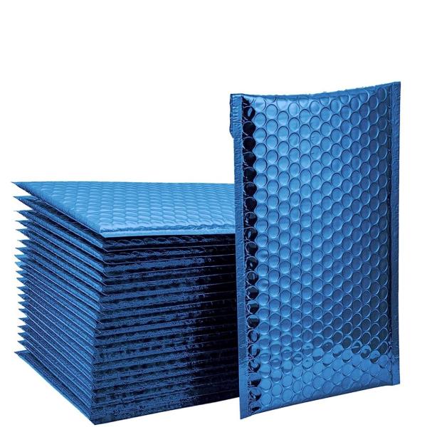 Quality CTCX Insulated Mailers Bubble Padded Envelopes Aluminum Foil Bubble Mailing Bag  Custom Silver Metallic Bubble/Buble Mailer for sale