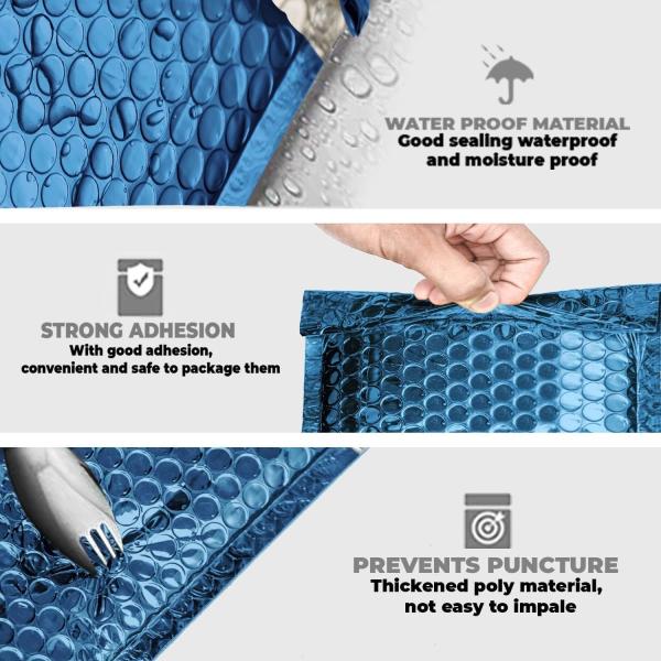 Quality CTCX Insulated Mailers Bubble Padded Envelopes Aluminum Foil Bubble Mailing Bag for sale