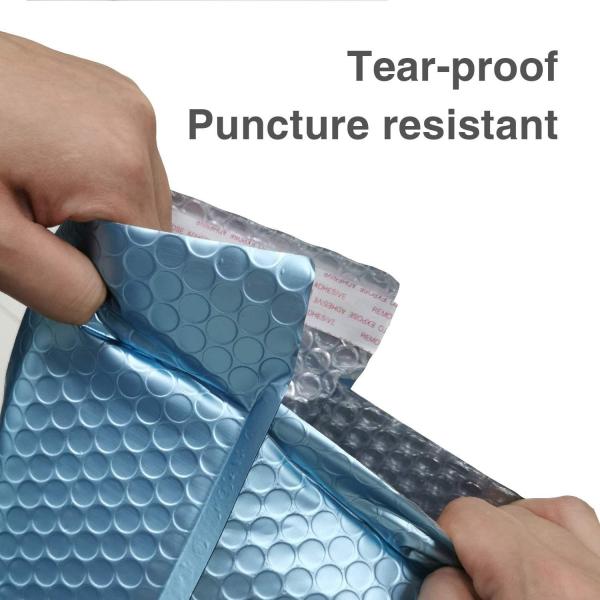 Quality CTCX Custom Metallic Bubble Mailer Packing Bag With Logo Poly Bubble Mailer for sale