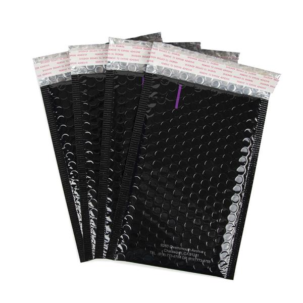 Quality CTCX Waterproof Black Padded Envelopes Polly Bubble Mailers Customized Logo for sale