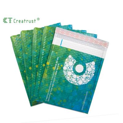 China CTCX Eco Friendly Black Matte Bubble Padded Envelope Bubble Air Polymailer Bags Custom Bubble Mailers for Shipping Packaging for sale
