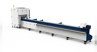 China QH-GA Automatic Obstacle Avoidance Tube Laser Cutting Machine Weldseam Identification Semi-automatic Loading for sale