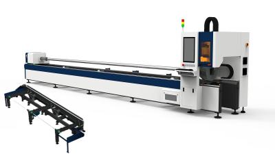 China Automatic Obstacle Avoidance Tube Laser Cutting Machine Horizontally Mounted Lathe Semi Automatic for sale