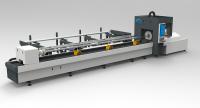 China Round Square Tube Cutting Machine Horizontally Mounted Lathe Semi Automatic Loading for sale