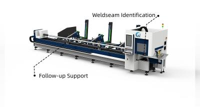 China QH-GZ Zero-tailing Laser Tube Cutting Machine Weldseam Identification Beveling Cutting for sale