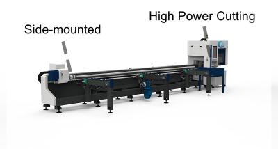 China High Power Standard Model Tube Metal Laser Cutting Machine Side Mounted Lathe for sale