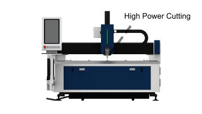 China QH - 8025F High Power Single Platform Open Type Sheet Metal Laser Cutting Machine for sale