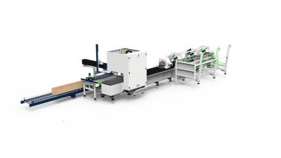 China QH-GK Tube laser cutting machine Automatic packing and chuck avoidance function for sale
