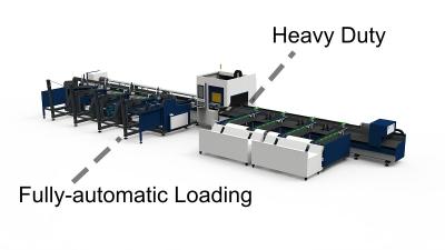 China QH-12022GA 12m Tube Length 220mm Chuck 3000W-20000W CNC Tube Laser Cutting Machine with Head Removable Function for sale