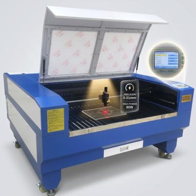 China QH 9060 80W CO2 Laser Engraving Machine 900x600mm Single Head Ruida Control for sale