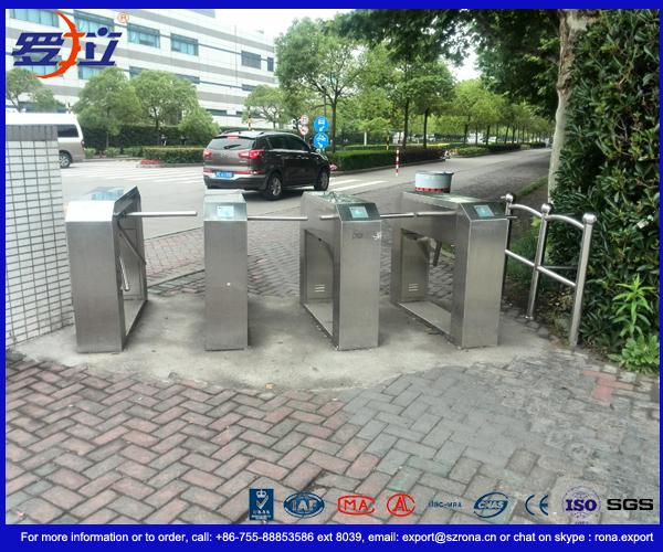 Porte durable de tourniquet de trépied de l'acier inoxydable 304 pour le parc d'attractions