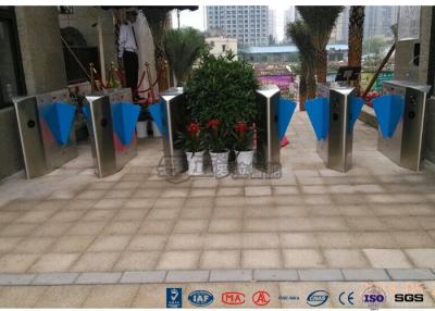 China High End Flap Barrier Gate / Flap Barrier Turnstile Attendance For Entrance Control for sale