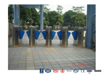 China High End Flap Barrier Gate / Flap Barrier Turnstile Attendance For Entrance Control for sale