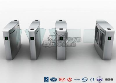 중국 플랩 장벽 문 절반 높은 십자형 회전식 문 도난 방지 시스템 자동 입구 플랩 장벽 판매용