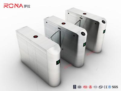 China Entry Solution Flap Barrier Gate Turnstile To Control Access Sites With AC220V 70W for sale