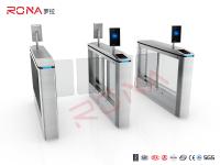 China 304 Stainless Steel Face Recognition Swing Gate Turnstile 1500mm Long 980mm High Access Control for sale