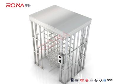 China Bus Station Full Height Turnstiles Remote Control With Solenoid Valve Motor for sale