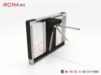 China Pedestrian Intelligent Security Tripod Turnstile Gate Access Control 1400mm 980mm LED Indicator for sale