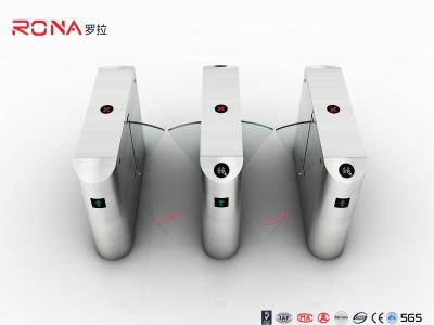 China Waist Height Turnstile Barrier Gate RFID Security Systems Automatic Flap for sale