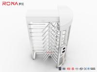 China Full Height Access Control Turnstile 304 Stainless Steel 550mm Arm Car Park Barrier System for sale