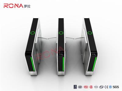 China DC24V Brushless Motor Flap Barrier Gate Waist Height Turnstiles 550mm Passage Width for sale