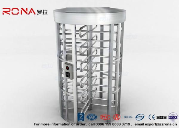 Quality Single Lane Full Height Turnstile Jails Stainless Steel Turnstile 30 Persons/Minute for sale
