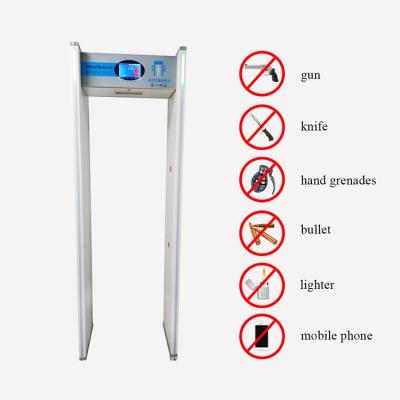 中国 6 ゾーン ウォーク・トゥー・メタル・デテクター セキュリティ・ゲート ステーションのセキュリティ・スキャナーのための金属兵器検出 販売のため