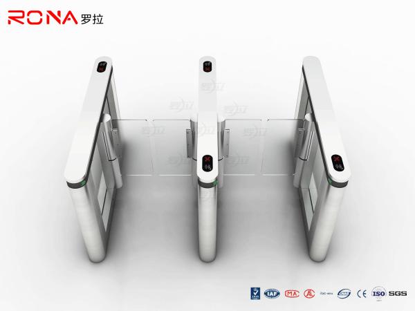 Quality Pedestrian Access Security Gates ,Office building Speed Gate Turnstiles With Servo Motor Card Reader for sale