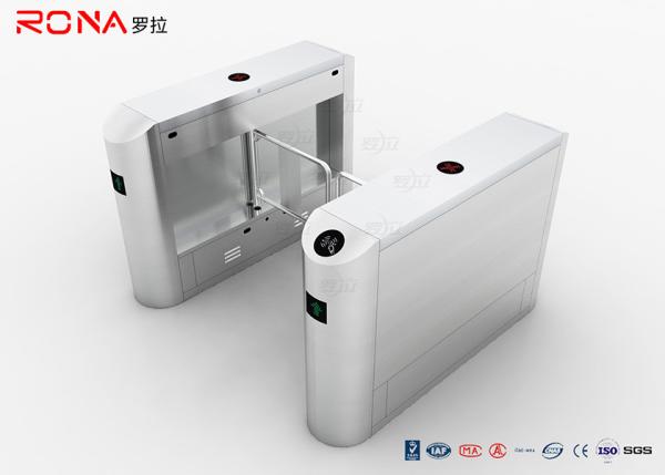 Quality Anti Pinch Security Swing Gate Turnstile Stainlee Steel Card Readers Single / Bi - Directional for sale