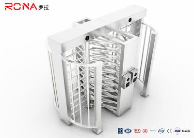 Cina Sistema di sicurezza dell'impronta digitale integrato cancello girevole pieno pedonale di altezza RFID del controllo di accesso in vendita
