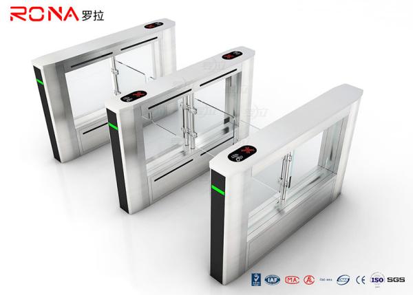 Quality Office Building RFID Swing Gate Turnstile Glass Gate For Access Control System for sale