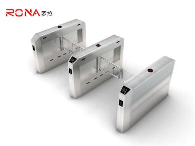 China Security Half Height Turnstile Anti Fingerprint Swing Turnstile Gate DC Blushless Motor for sale