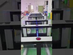 Puerta de barrera de tornillo de acero inoxidable 304 con velocidad automática y sistemas de seguridad RFID