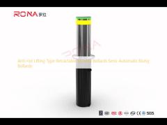 Anti-riot Lifting Type Retractable Security Bollards Semi-Automatic Rising Bollards