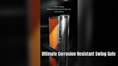 316 Stainless Steel Swing Gate Anti Corrosion Solution