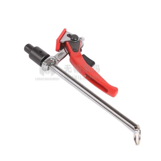 Industrial Grade Insert Ratcheting F Clamp in workshop environment