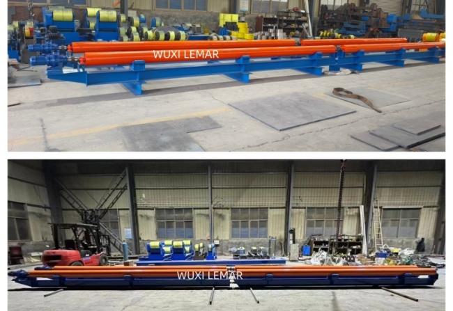 20T Long Axle Motor Drive Welding Rotator for tube and pipeline welding